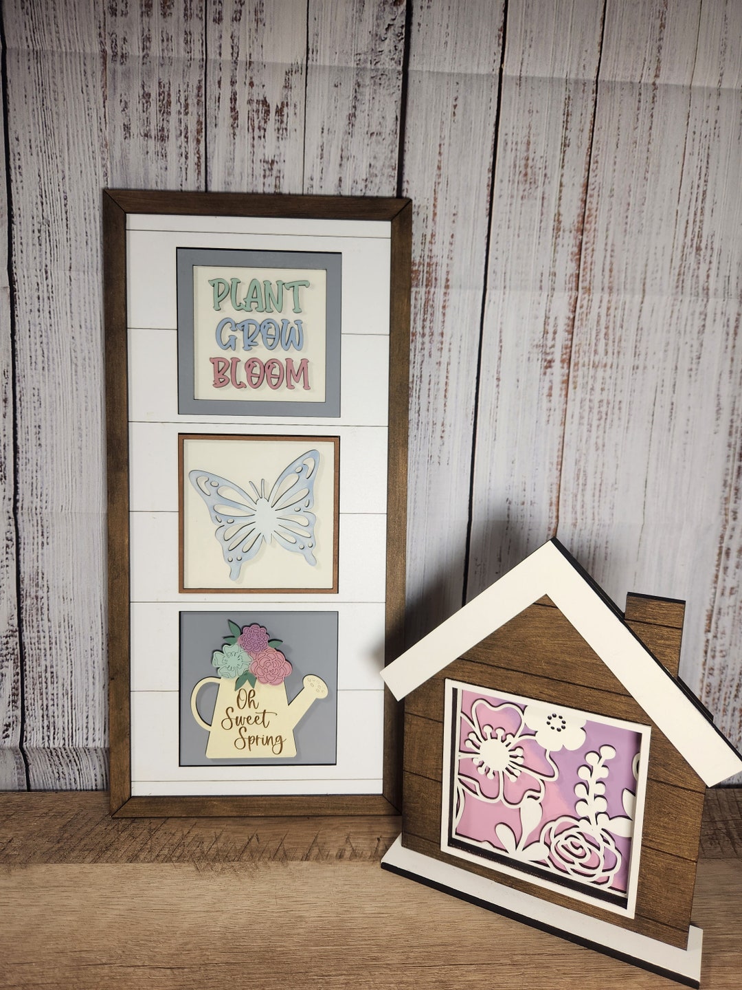 Spring Ladder Tiles | Interchangeable Tiles | Farmhouse Tiles | Ladder ...