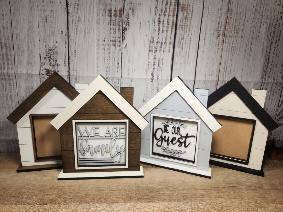 Interchangeable Shiplap House | Farmhouse Decor - Interchangeable House ...