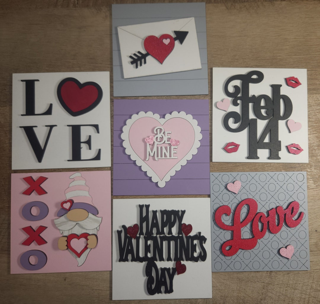 Valentines Day Ladder Tiles | Interchangeable Tiles | Farmhouse Tiles ...