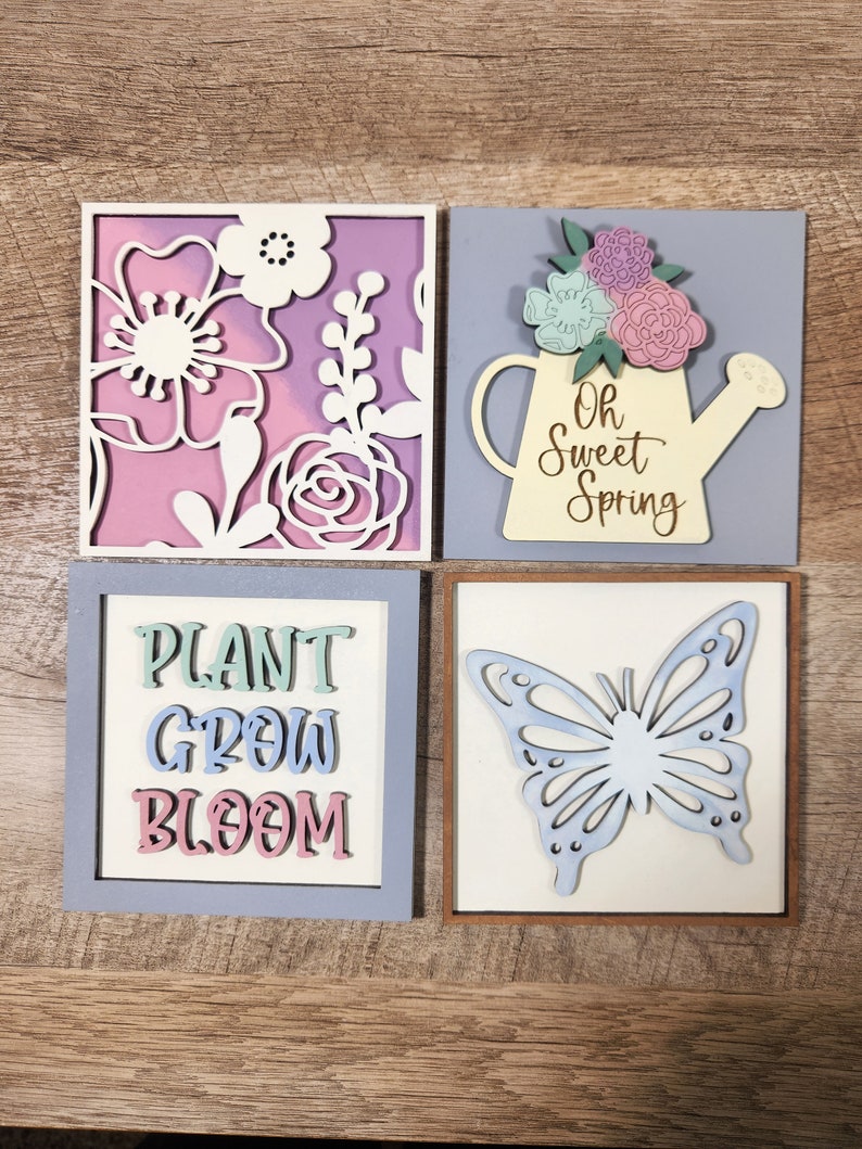 Spring Ladder Tiles Interchangeable Tiles Farmhouse Tiles - Etsy