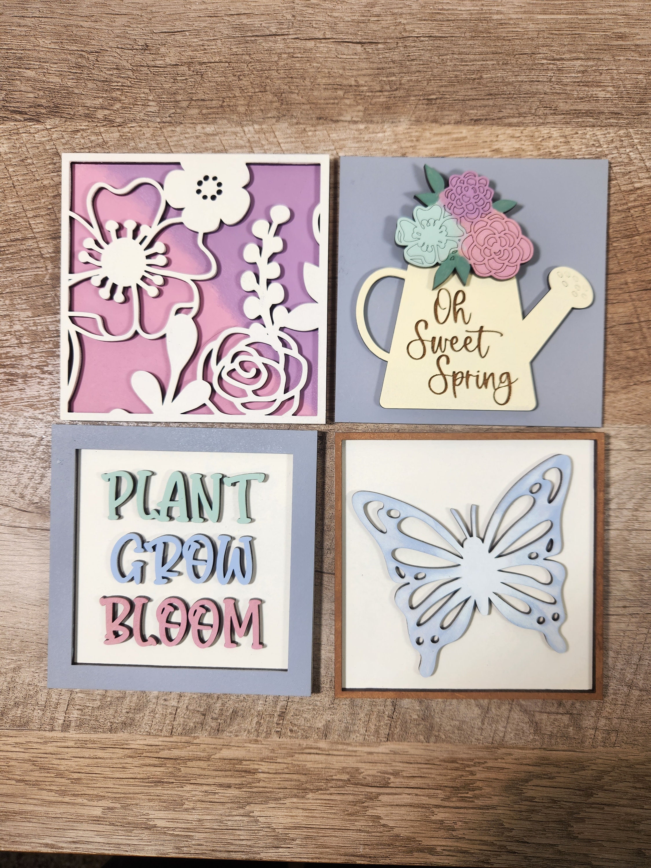 Spring Ladder Tiles | Interchangeable Tiles | Farmhouse Tiles | Ladder ...