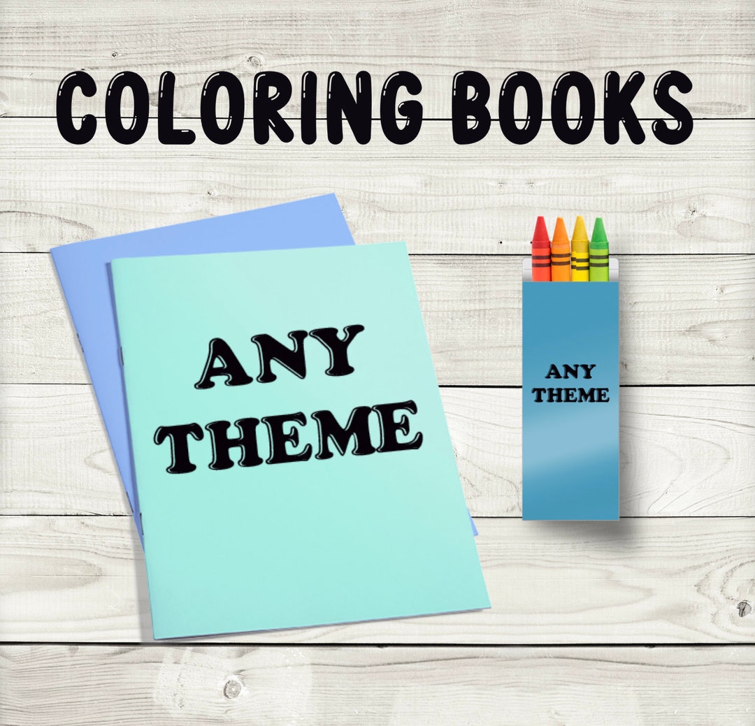 Custom Coloring Books - Etsy