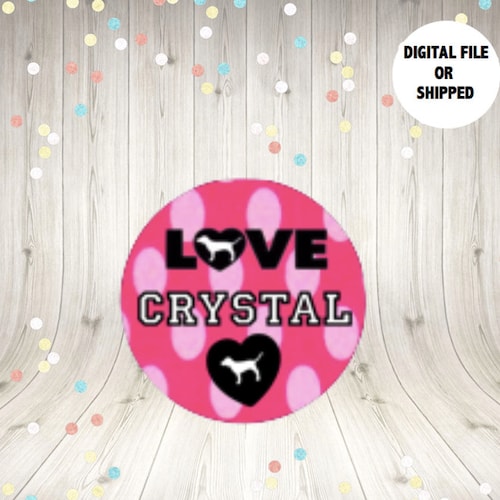 Victoria's Secret PINK Custom Favor Bags Custom Chip - Etsy
