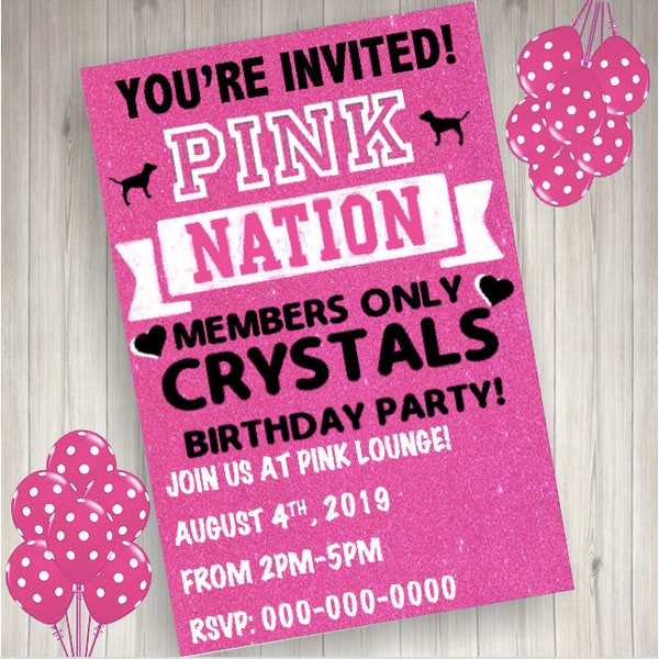 Pink Vs Birthday - Etsy