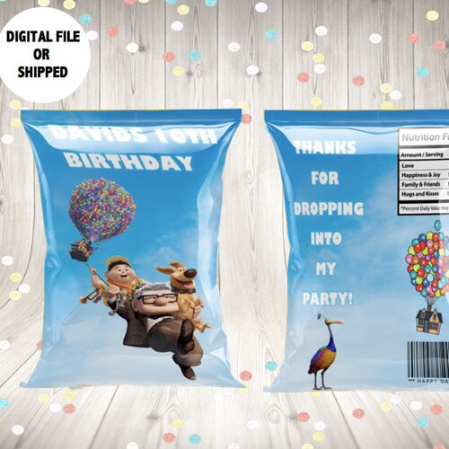 UP Themed Birthday Party Invitation and Thank You Cards - Etsy