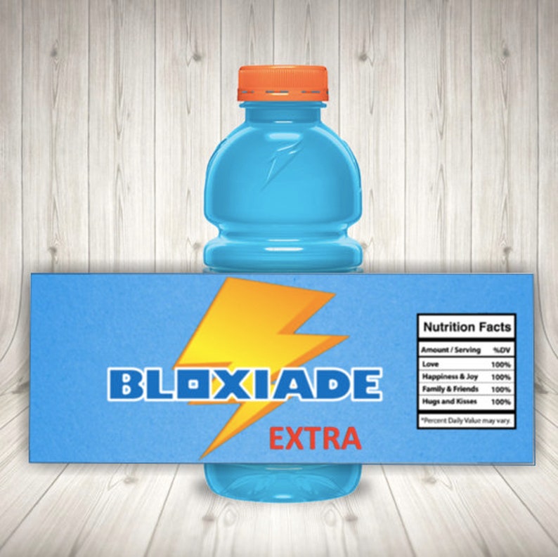 Roblox Bloxiade Drink Label - Etsy