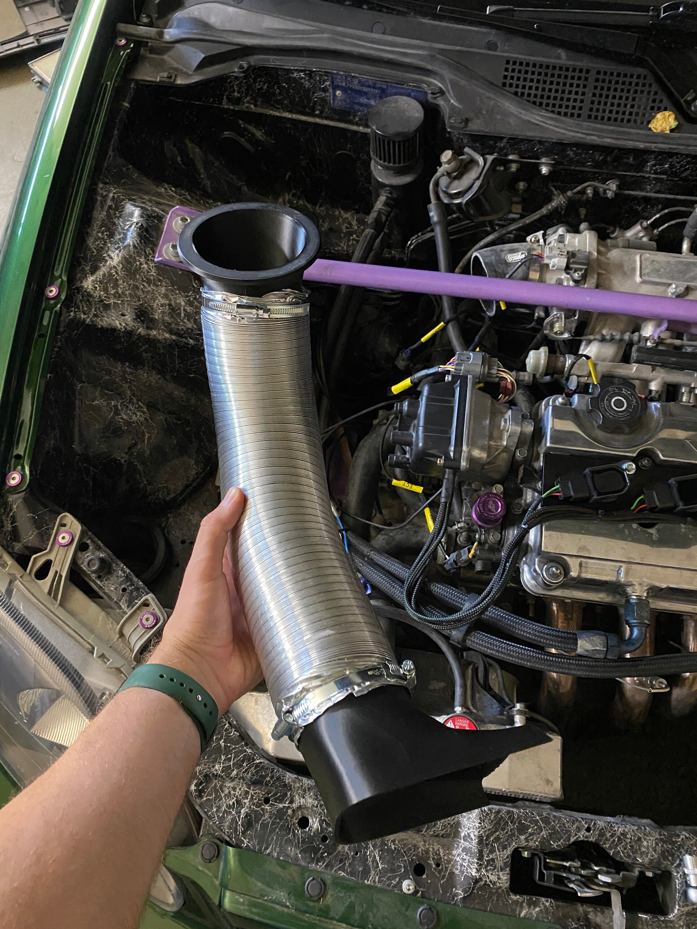 Honda Civic Ek (6gen) Engine Cold Air Intake Air Ducts - Etsy