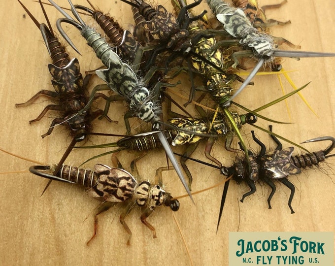 Realistic Style Stonefly Nymphs - Etsy