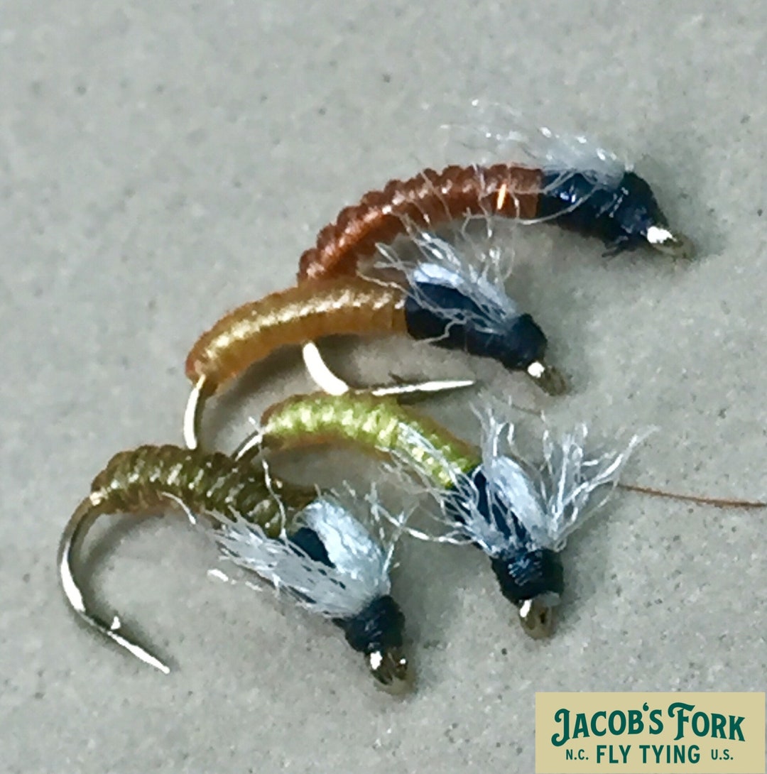 Midge Nymphs- 3 Styles Jujube, D-rib & Bead Head Zebra - Etsy