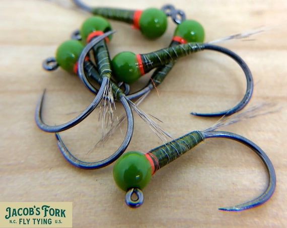 Olive Body Quill Perdigon | Etsy