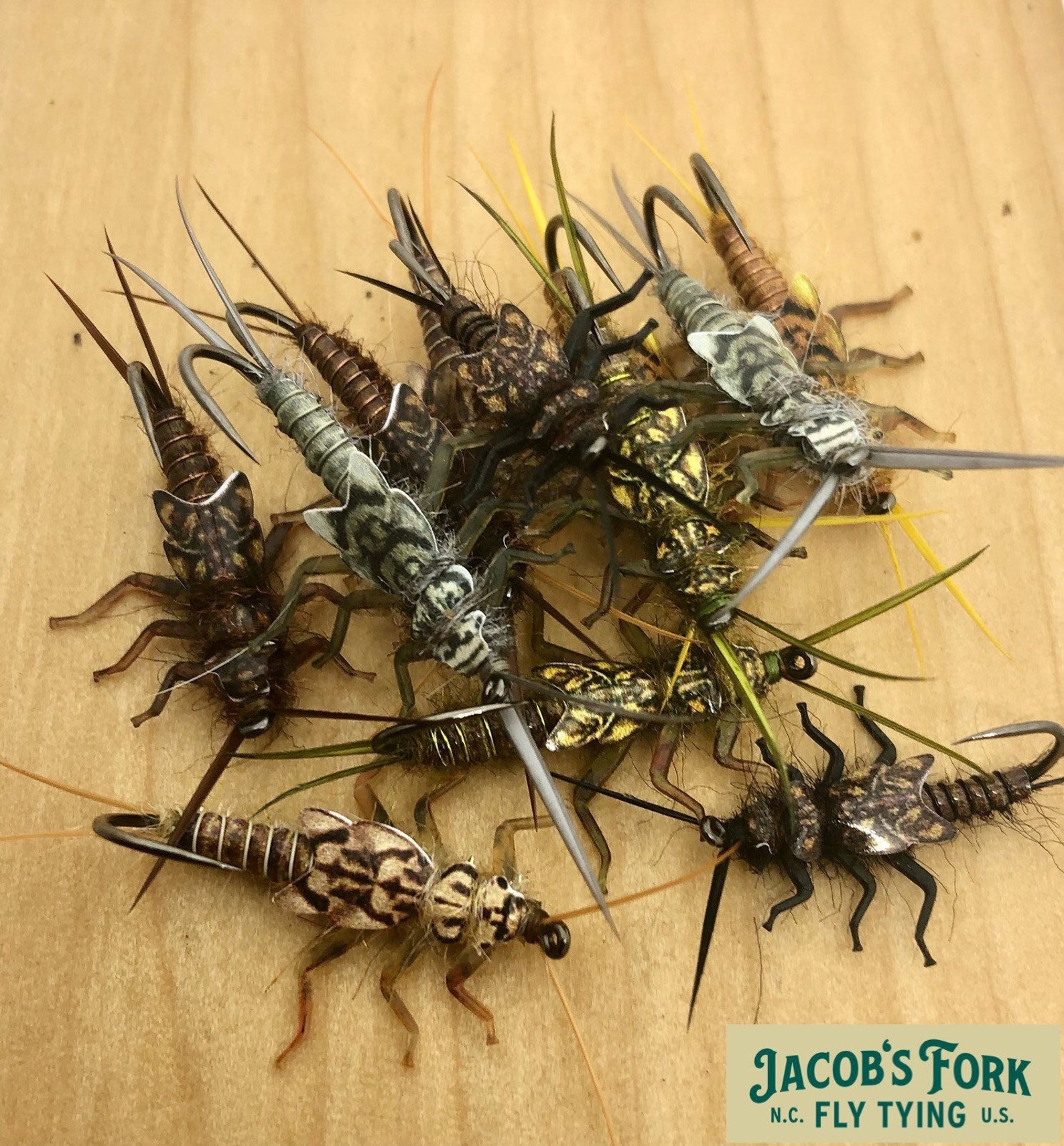 Realistic Style Stonefly Nymphs - Etsy