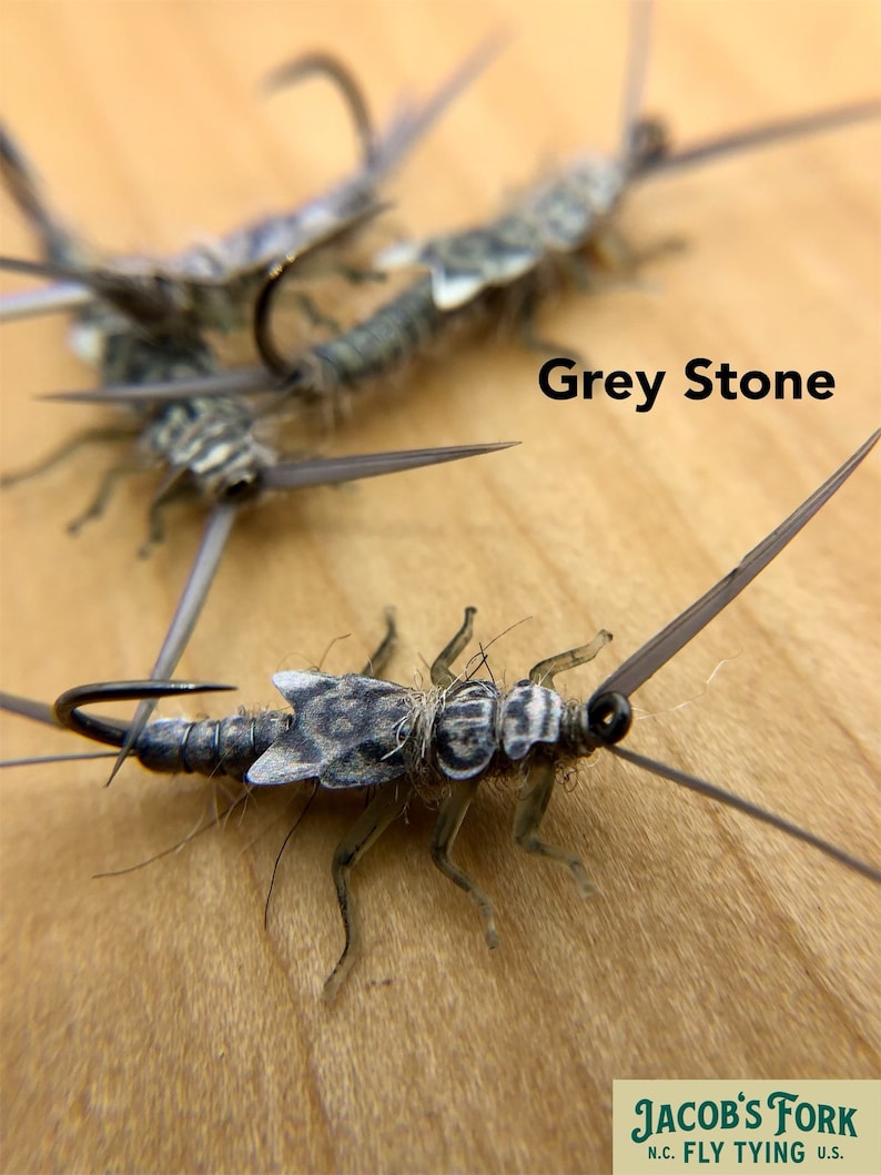 Realistic Style Stonefly Nymphs - Etsy