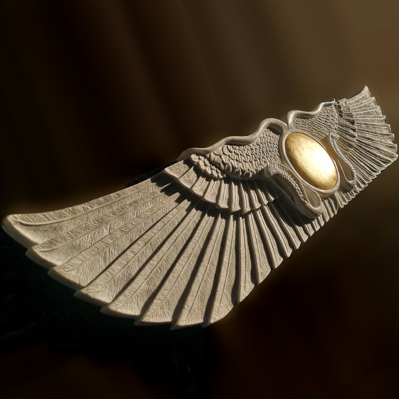 Winged Sun Disc - Etsy