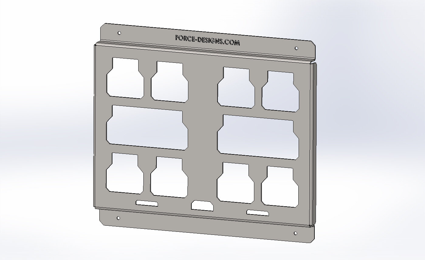 Packout Mounting Plate PLAN ONLY DXF File Plan for Cnc Laser | Etsy India
