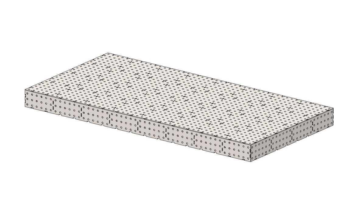 4x8 Welding Fixture Table Laser Cut File DXF Cut File | Etsy