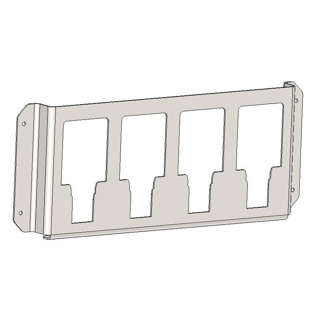 Flat 4 Battery Mount Plate, Bracket, DXF File, Plan Only - Etsy