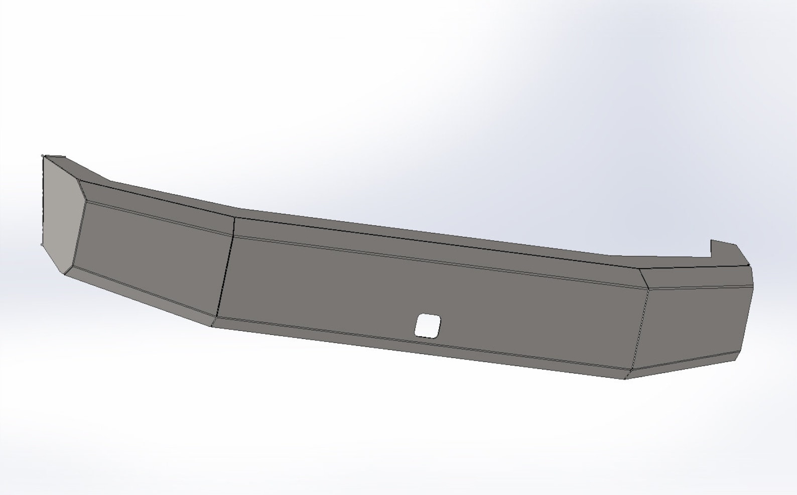 1996 F350 Plate Bumper DXF Files, Plasma Cut, Laser Cut, File Only ...