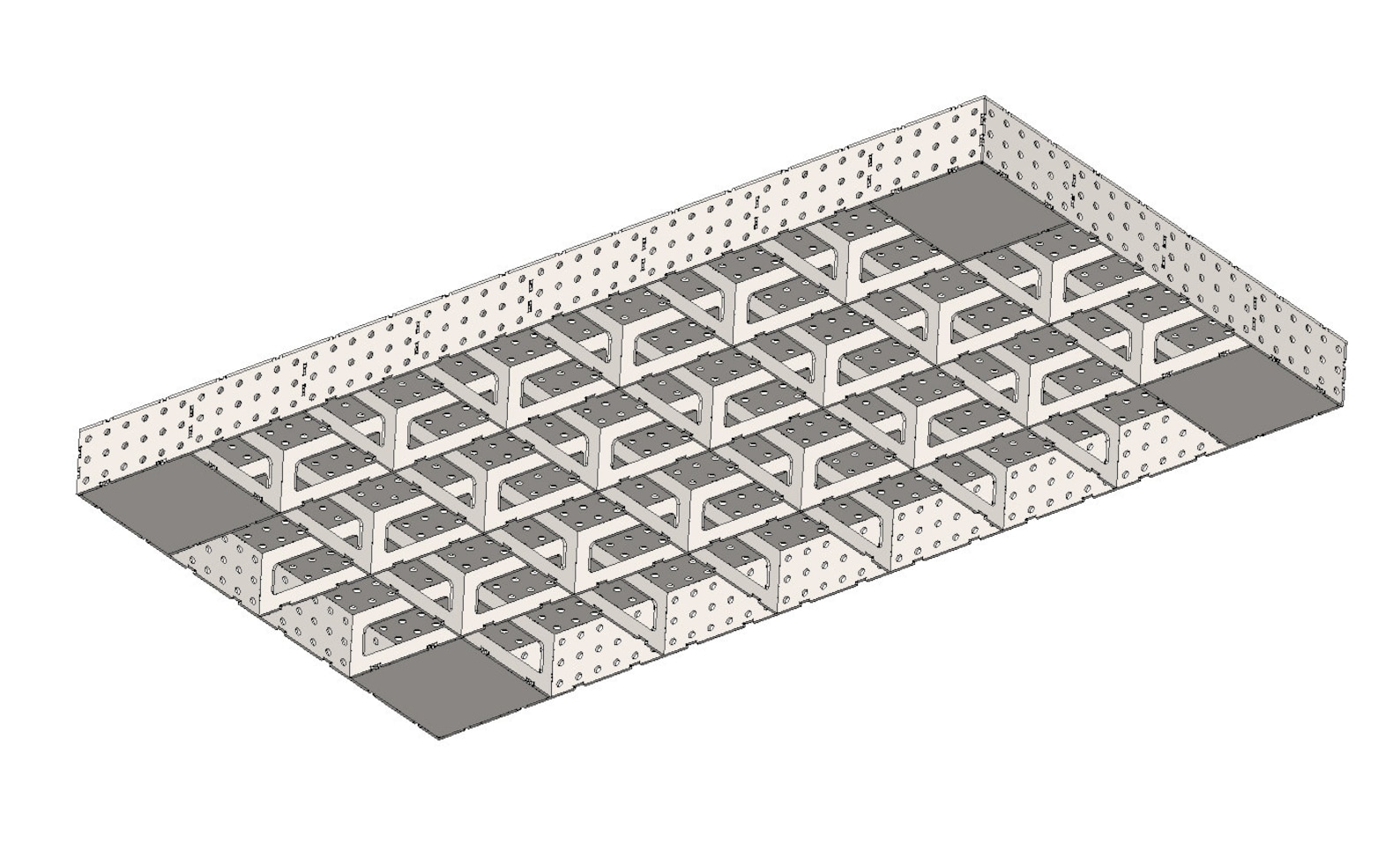 4x8 Welding Fixture Table Laser Cut File DXF Cut File | Etsy