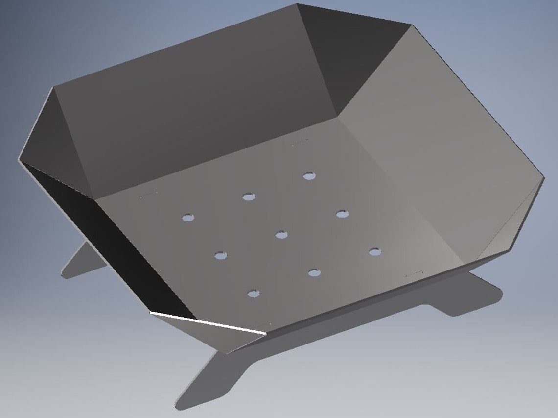 Small Octagon Fire Pit DXF Files, Plasma Cut, Laser Cut, Custom Fire ...