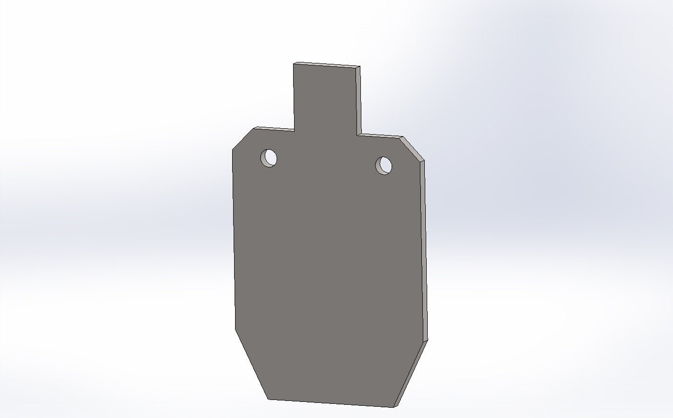 7x12 Silhouette Target DXF File, Plasma Cut File, FILE ONLY* - Etsy