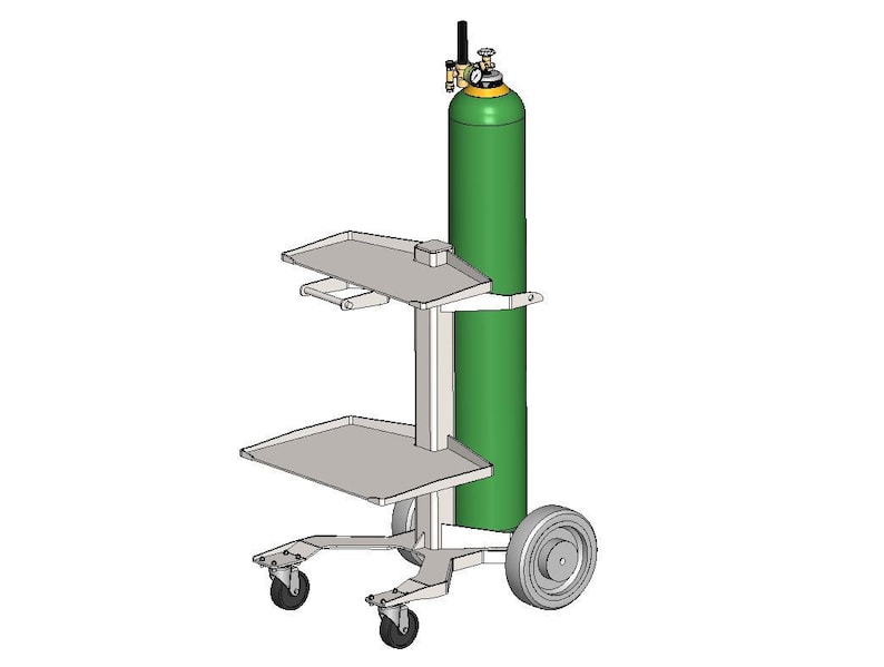 3x3 Post Welding Cart Plans & DXF Files - Etsy