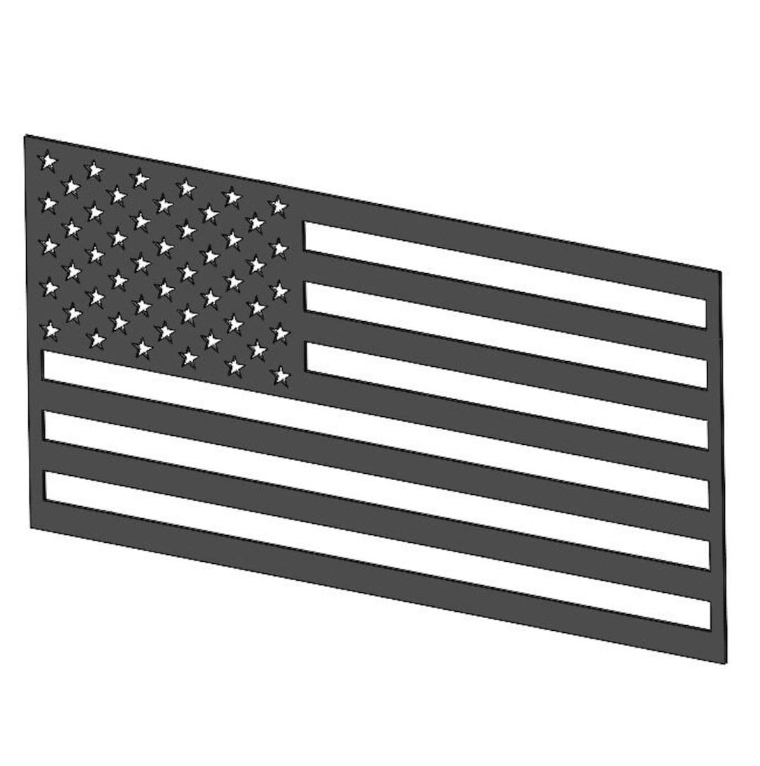 American Flag, Dwight D Eisenhower Standard Proportions, Cut File Only ...