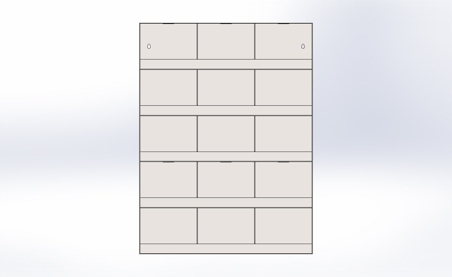 4x18x24, 15 Bins, Storage Bin, Bolt Bin, Part Bin, Plans CNC Plasma Cut ...