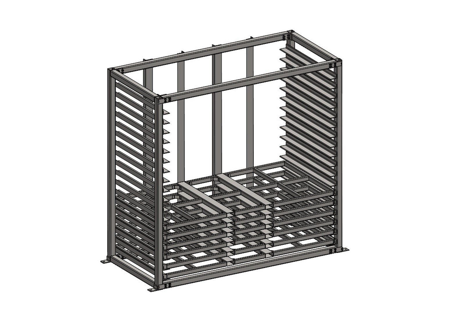 Units Are Inches* Sheet Metal Storage Rack, Plans Only, PDF Build ...