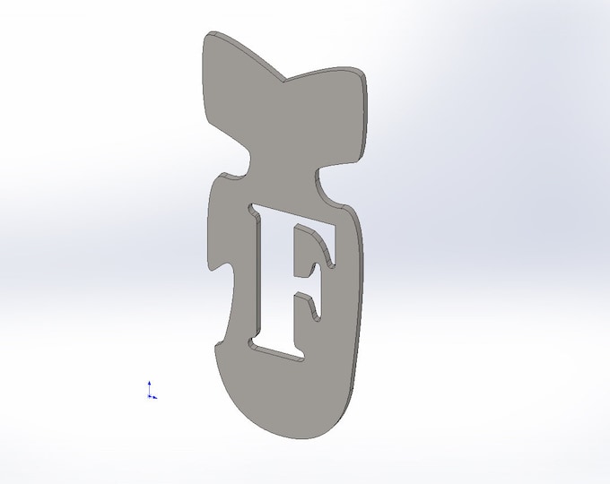 F Bomb Bottle Opener, SVG File, DXF File, Plasma Cut File, Laser Cut ...