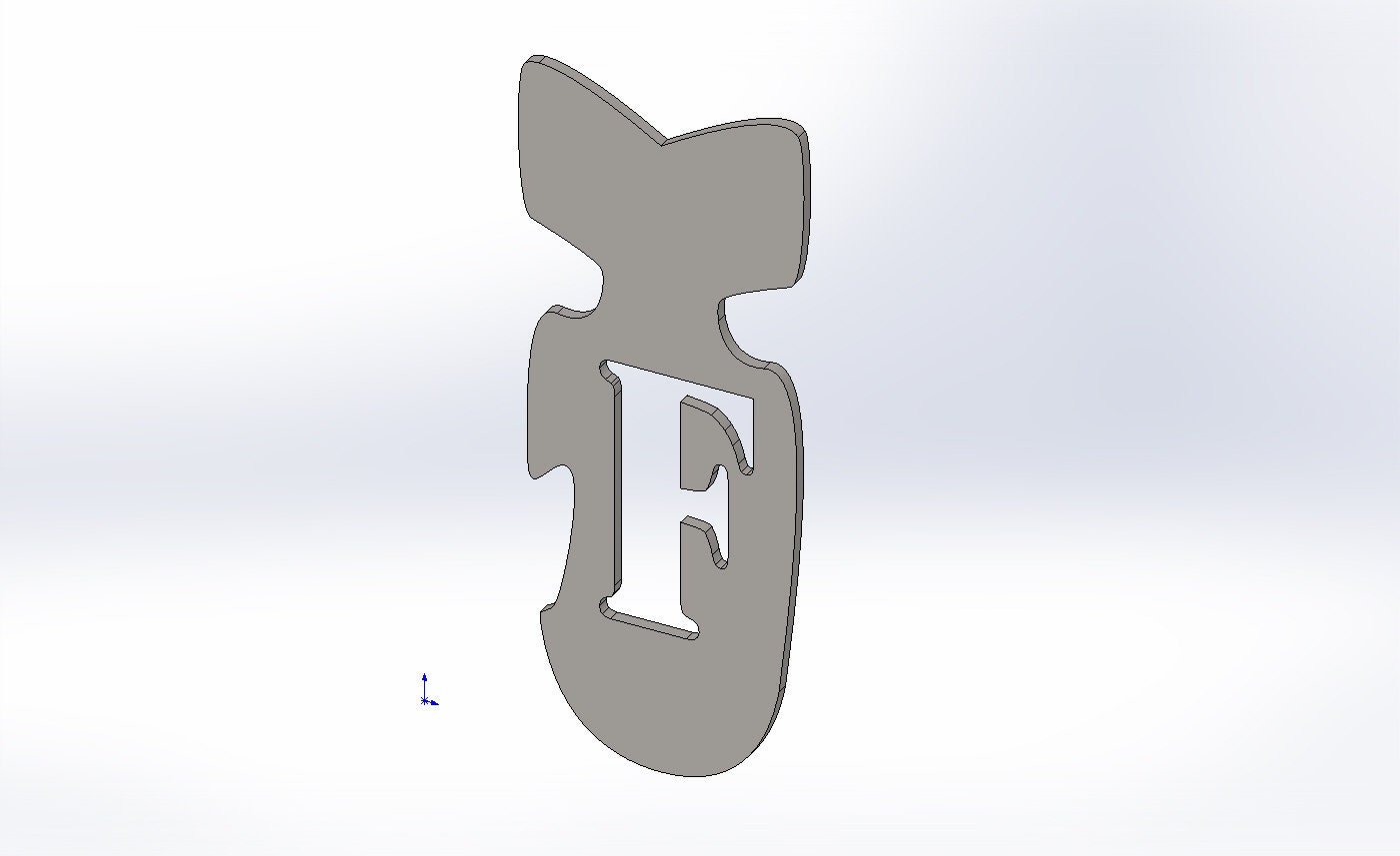 F Bomb Bottle Opener, SVG File, DXF File, Plasma Cut File, Laser Cut ...