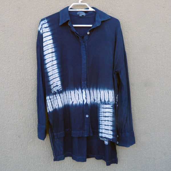Indigo Shirt - Etsy