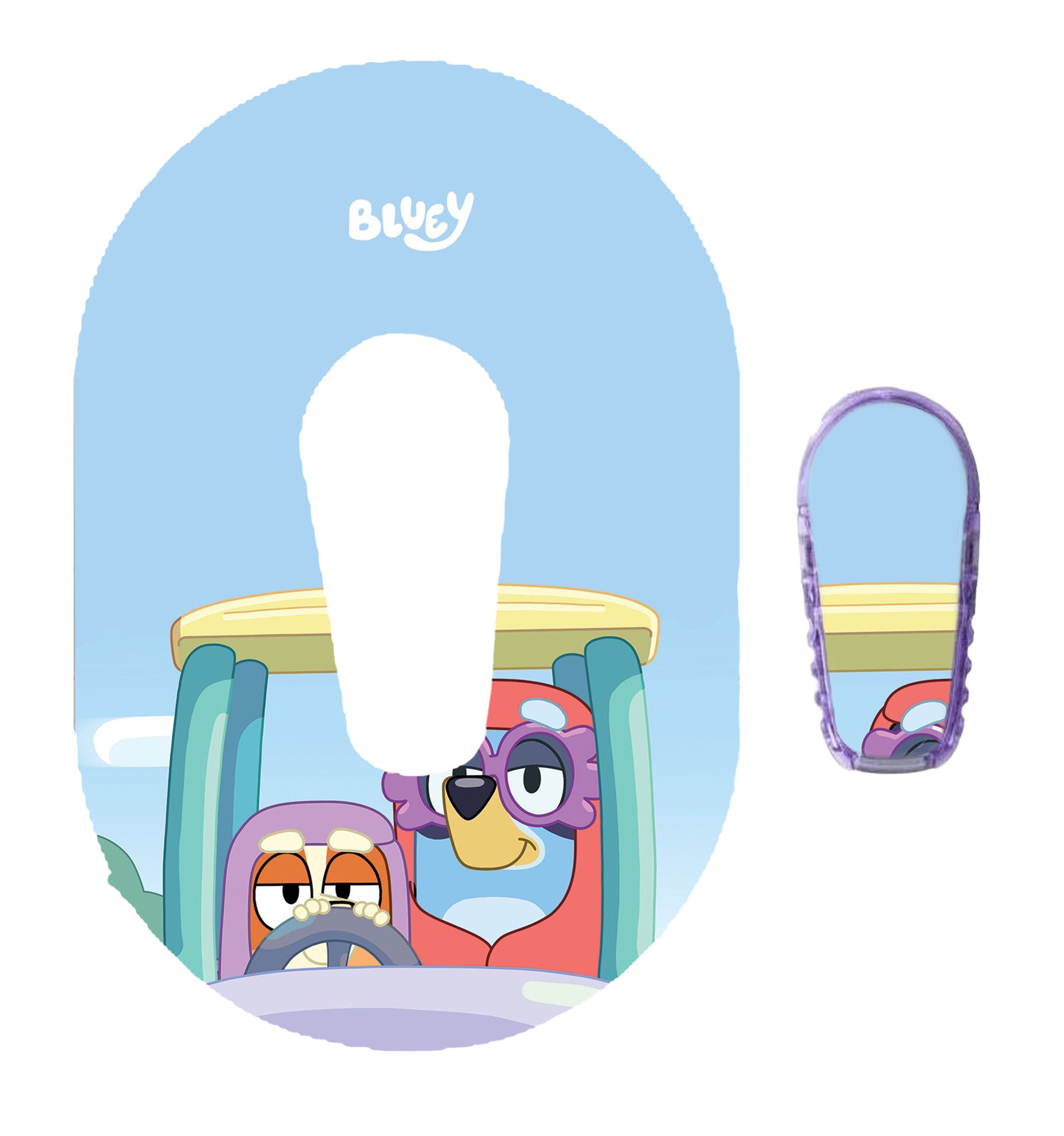 Bluey Dexcom G6 Adhesive Sticker/ Medical Tape/ Tubie Tape/ - Etsy