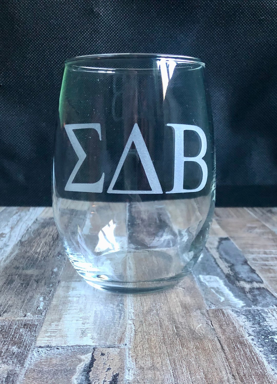 Customizable Sorority/fraternity Wine Glass - Etsy