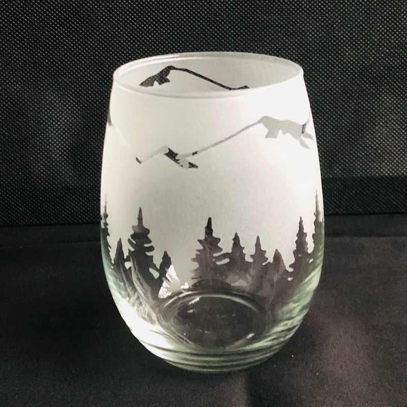 Rustic Wine Glasses - Etsy