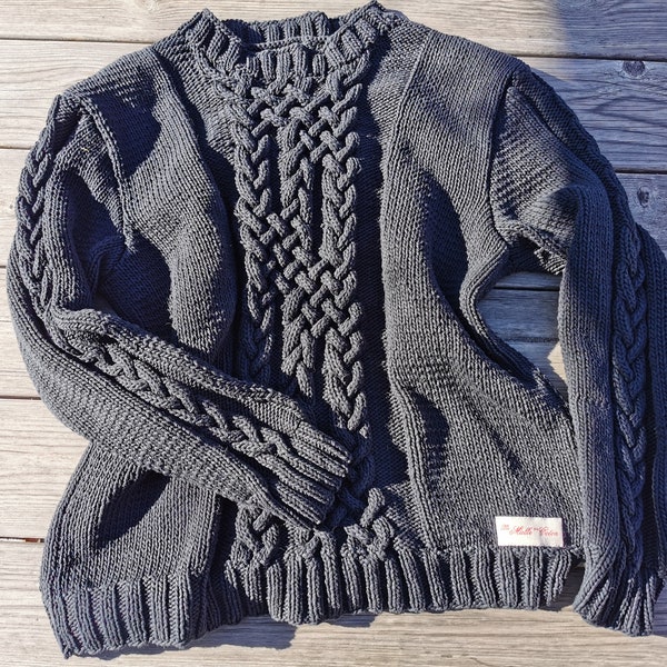 Hand Knit Sweater - Etsy