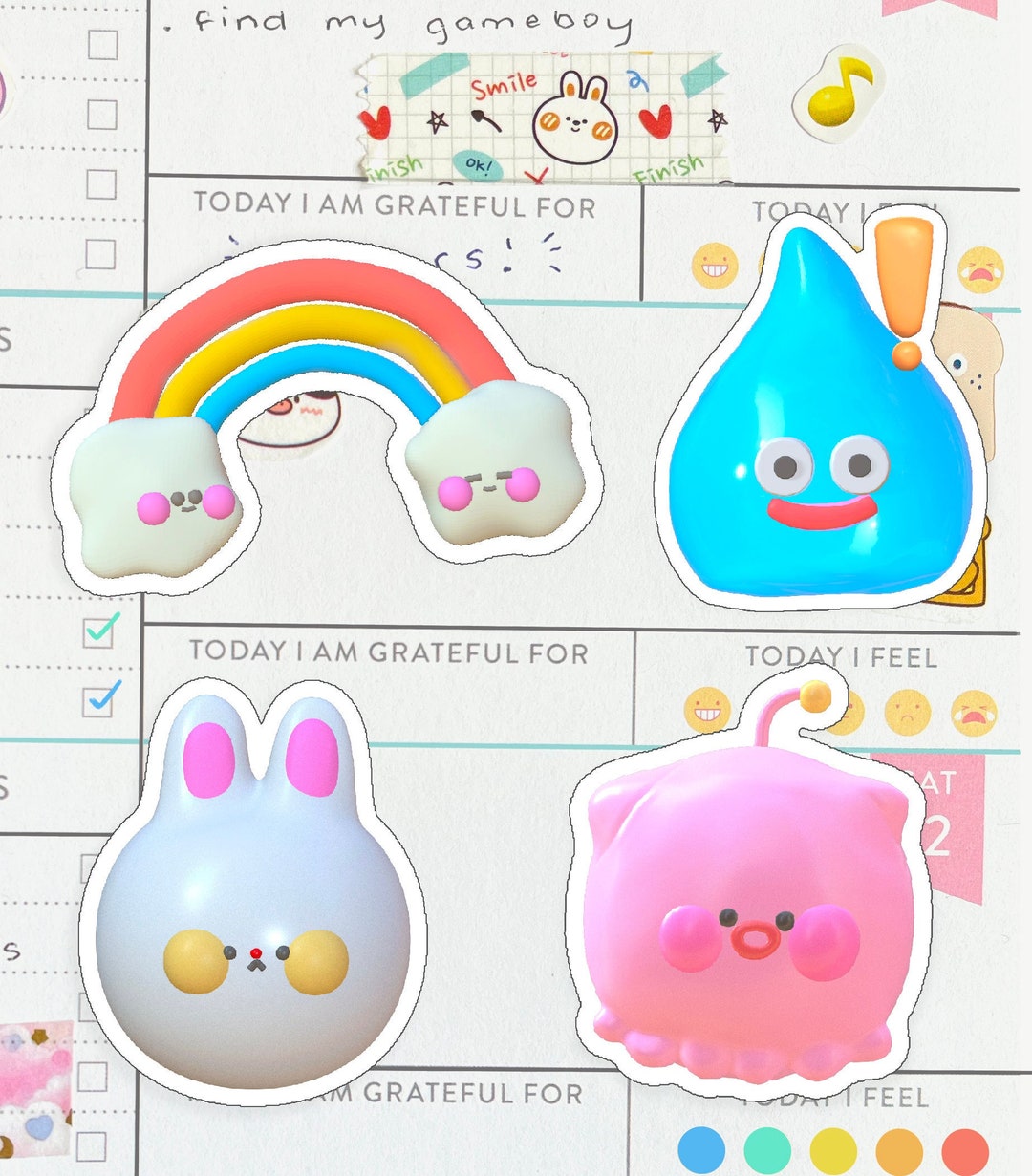 3D Creatures Sticker - Etsy