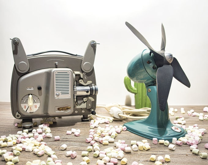 Antique Desk Fan, Vintage Zero Model 10498 Desk Fan, Retro Desk Fan ...