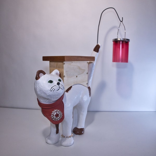 Cat End Table - Etsy