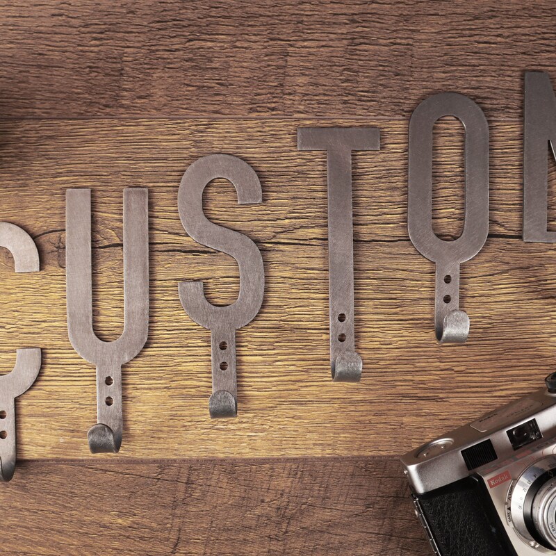 Letter Hooks - Etsy