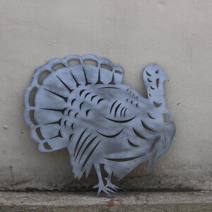 Turkey Metal Ornament Farmhouse Decor Freestanding Turkey | Etsy