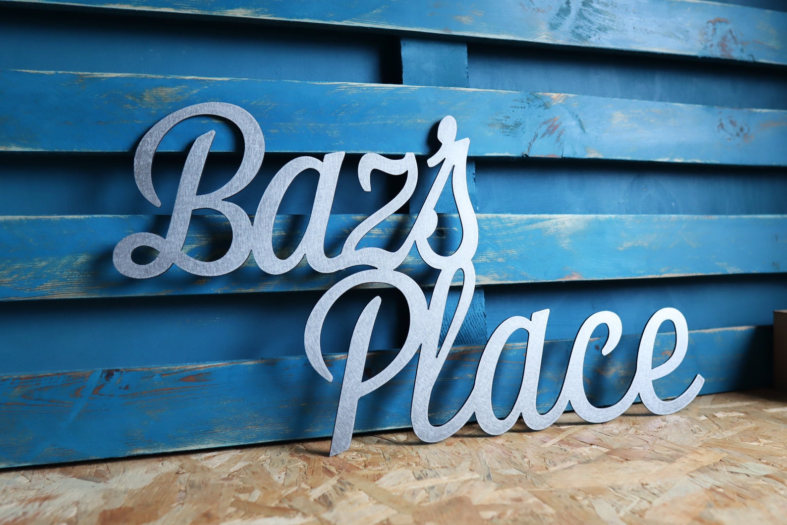 Custom Metal Sign House Sign Custom Metal Words Steel | Etsy