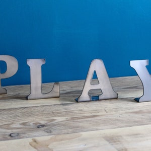 Metal Letter Freestanding Lettering Free Standing Metal | Etsy