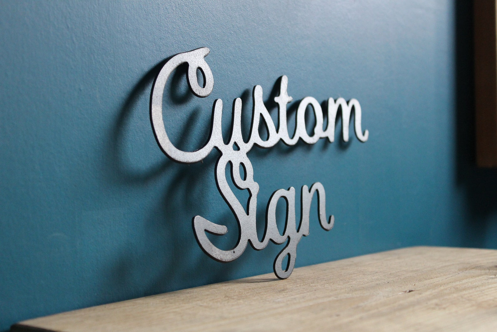 Custom Metal Sign House Sign Custom Metal Words Steel - Etsy