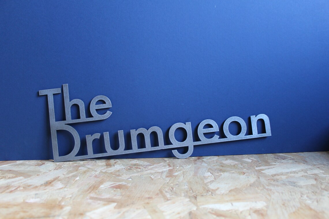 Custom Sign Custom Metal Word Sign Steel Lettering Metal | Etsy