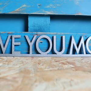 Custom Sign, Custom Metal Word Sign, Steel Lettering, Metal Sign ...