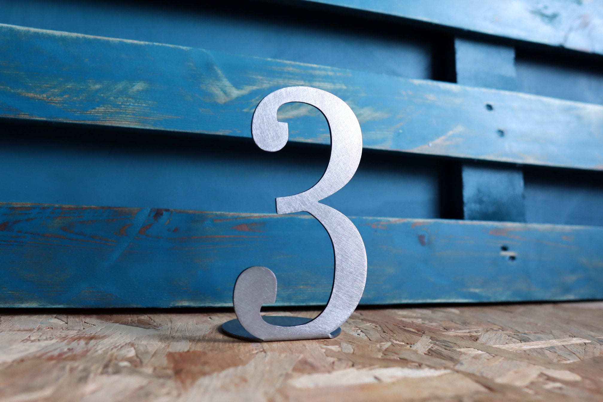 Metal Number Freestanding Table Numbers Free Standing Metal | Etsy