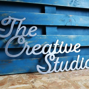 Custom Metal Sign, House Sign, Custom Metal Words, Steel Lettering ...