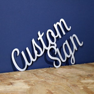 Custom Metal Sign, House Sign, Custom Metal Words, Steel Lettering ...