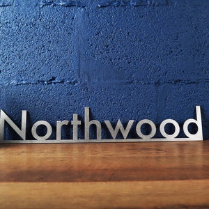 Custom Sign, Custom Metal Word Sign, Steel Lettering, Metal Sign ...