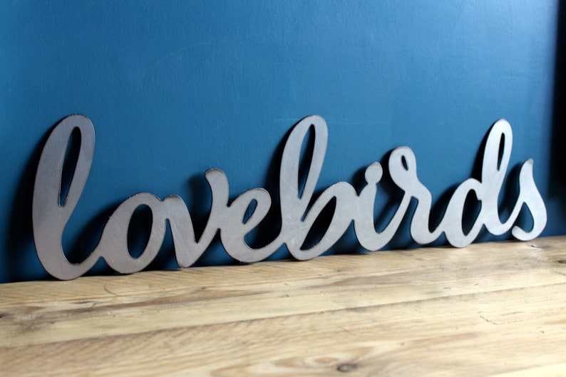 Custom Sign Custom Metal Word Sign Steel Lettering Metal | Etsy